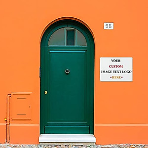 Personalized Custom Metal Signs Custom Your Own Text Image, Home Decoration Wall Art Decor Garden Bar Outdoor Housewarming Wedding Birthday Gift Metal Tin Sign