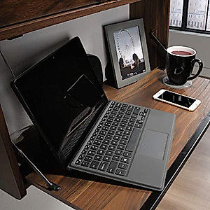 Sauder Harvey Park Wall Desk, Grand Walnut Finish