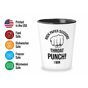 Bubble Hugs Mother's Day Shot Glass 1.5oz - Throat Punch Win - Funny Mama Women Step Mother Daughter Son From Father Lovely Wife Grandma Super Mom Family Birthday