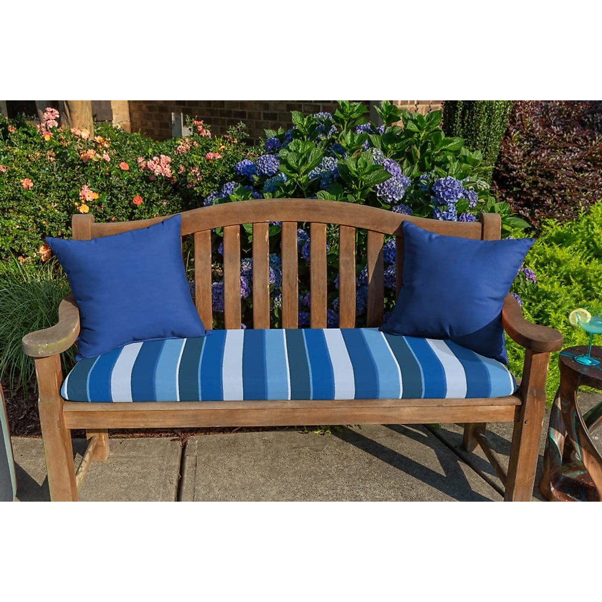 Naturesroom Sunbrella Outdoor Pillows for Patio Furniture - 20" W x 20" L x 6" T, Waterproof Throw Pillow with Comfort, Style & Durability Designed for Outdoor Living - Made in The USA