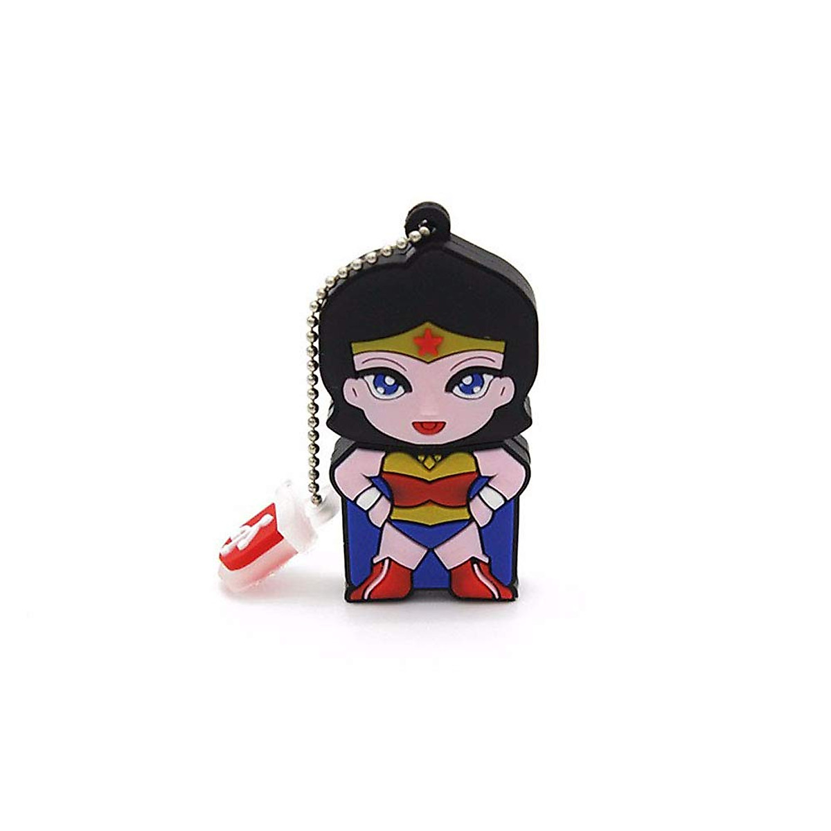 2.0 Wonder Woman Super Hero 16GB USB External Hard Drive Flash Thumb Drive Storage Device Cute Novelty Memory Stick U Disk Cartoon
