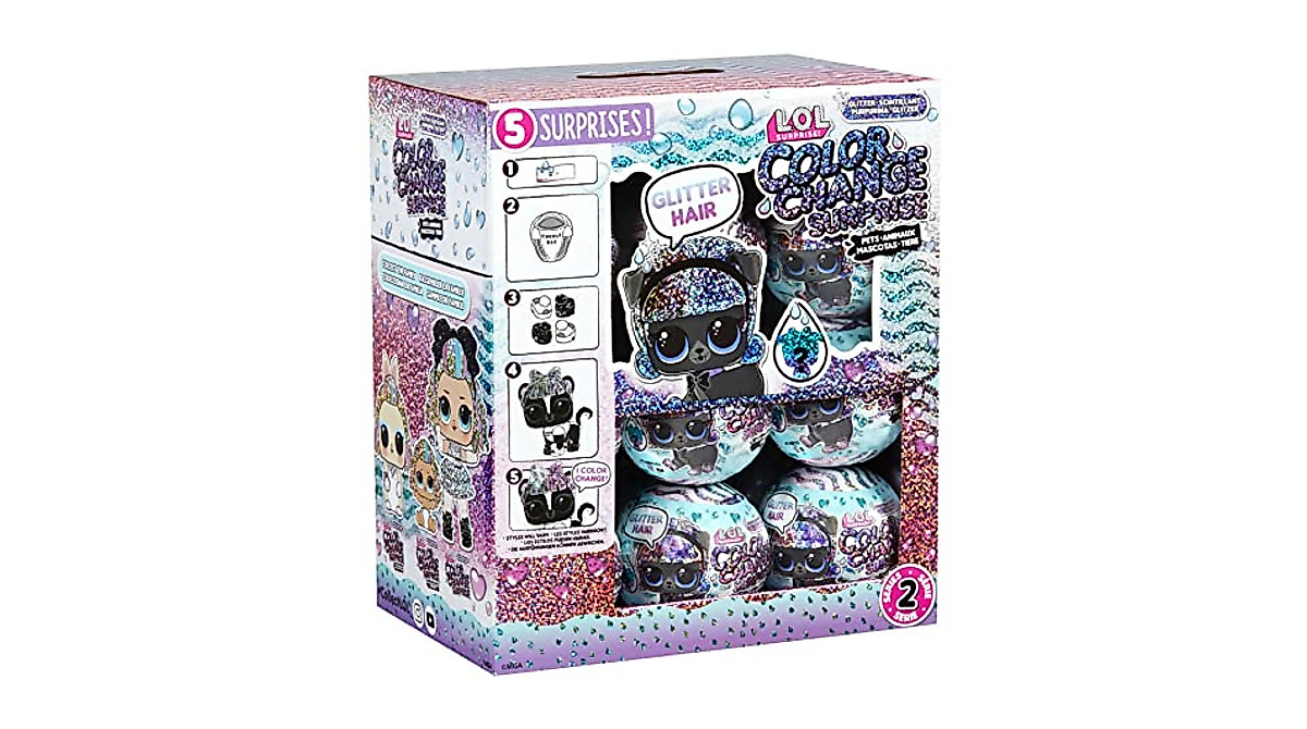 LOL Surprise Glitter Color Change Pets: Unbox 5 Dazzling Surprises