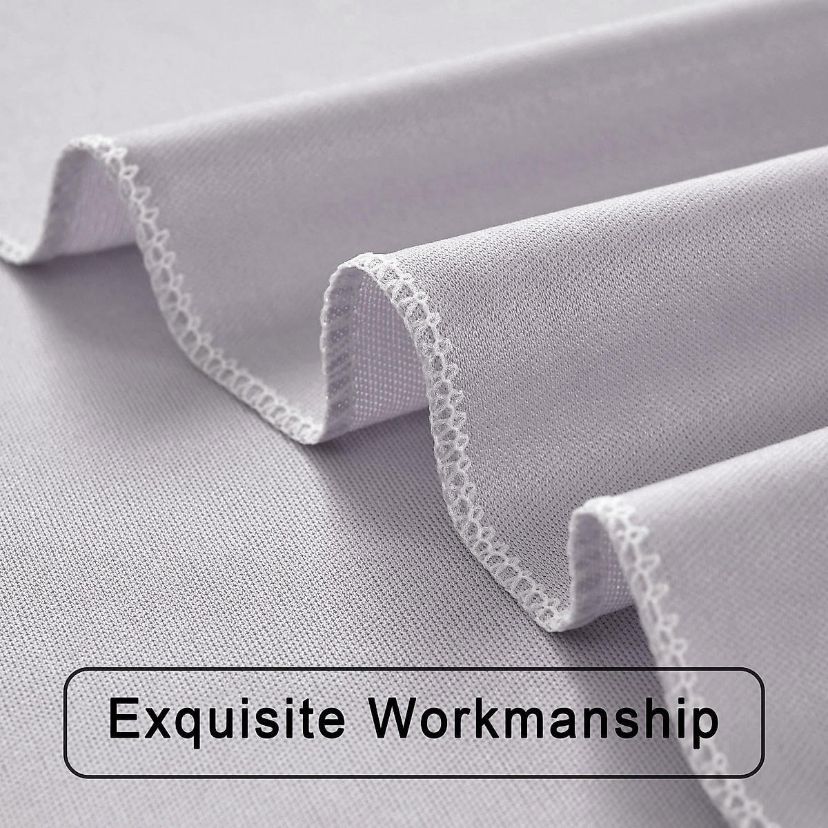 10ftx10ft Silver Wrinkle-Free Backdrop Drapes, Not See-Through Silver Polyester Background Curtains Backdrop Decorations for Party