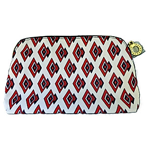 Estee Lauder Cosmetics Makeup Travel Bag (Sleek Black, Blue Trim)