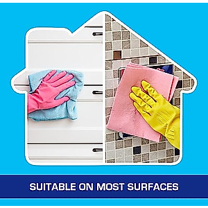 Number 1 In Service Mr Clean Multi Purpose Gain Liquid Cleaner - Non-Toxic Multi Surface Professional Household Floor Cleaner Solution, 128 Fluid Ounce Bulk Bottle Cleaning Liquid Tissue Pack