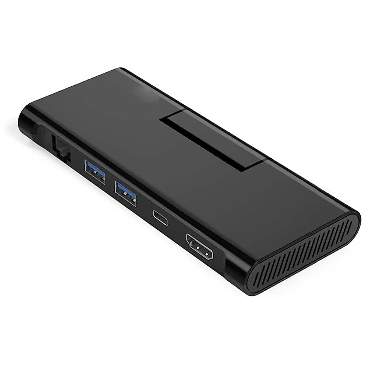 SHYPT USB-C HUB Type C HUB to USB 3.0 Type C HDMI-Compatible RJ45 RJ45 4K Video USB 3.1 HUB with Stand