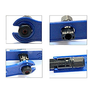 xjs MC4 Solar Panel Connector Disconnecting Tool Spanners Wrench Blue