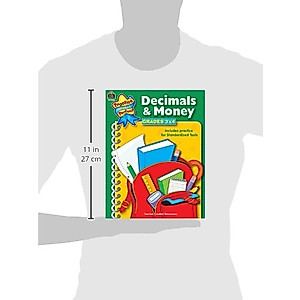 Decimals & Money Grades 3-4: Grades 3 & 4 (Practice Makes Perfect (Teacher Created Materials))
