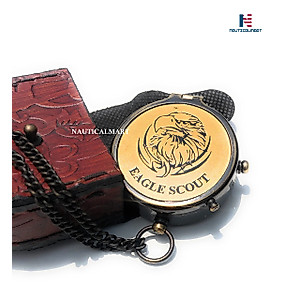 Eagle Compass Engraved Vintage Ship Functional Gift Compass Baptism
