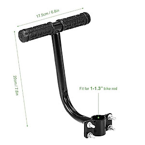 QIXIN Bicycle Rest and Relaxation handrails, Triathlon Mountain Bike Road Bike Handlebars, Bicycle Rear seat handrail Accessories