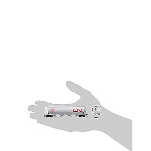 Bachmann Industries Inc. Canadian 4-Bay Cylindrical Grain Hopper Canadian National - N Scale