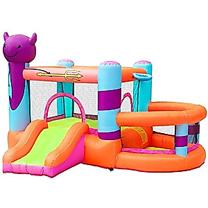 for Kids Kids Bouncy Castle Inflatable Bouncy Castle,Large Inflatable Castle Children's Indoor Outdoor Playground Inflatable Bouncer Summer Gift