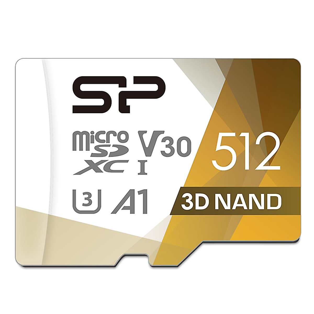 Silicon Power 512GB Micro SD Card U3 V30 SDXC Memory Card with Adapter for Nintendo-Switch and Drone