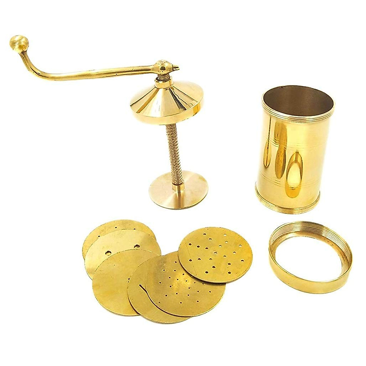Yuktha Eternals Idiyappam/Murukku/Farsan Sev/Pasta Maker Machine Brass