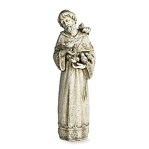 Saint Francis of Assisi Resin Home or Garden Statue, 23 Inch
