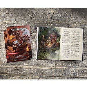 Player's Handbook Dungeons and Dragons 5th Edition with DND Dice and Complete Printable Kit - D&D Core Rulebook - D&D 5e Players Handbook Gift Set - D&D Starter Set Accessory - DND Beginner Gift Set