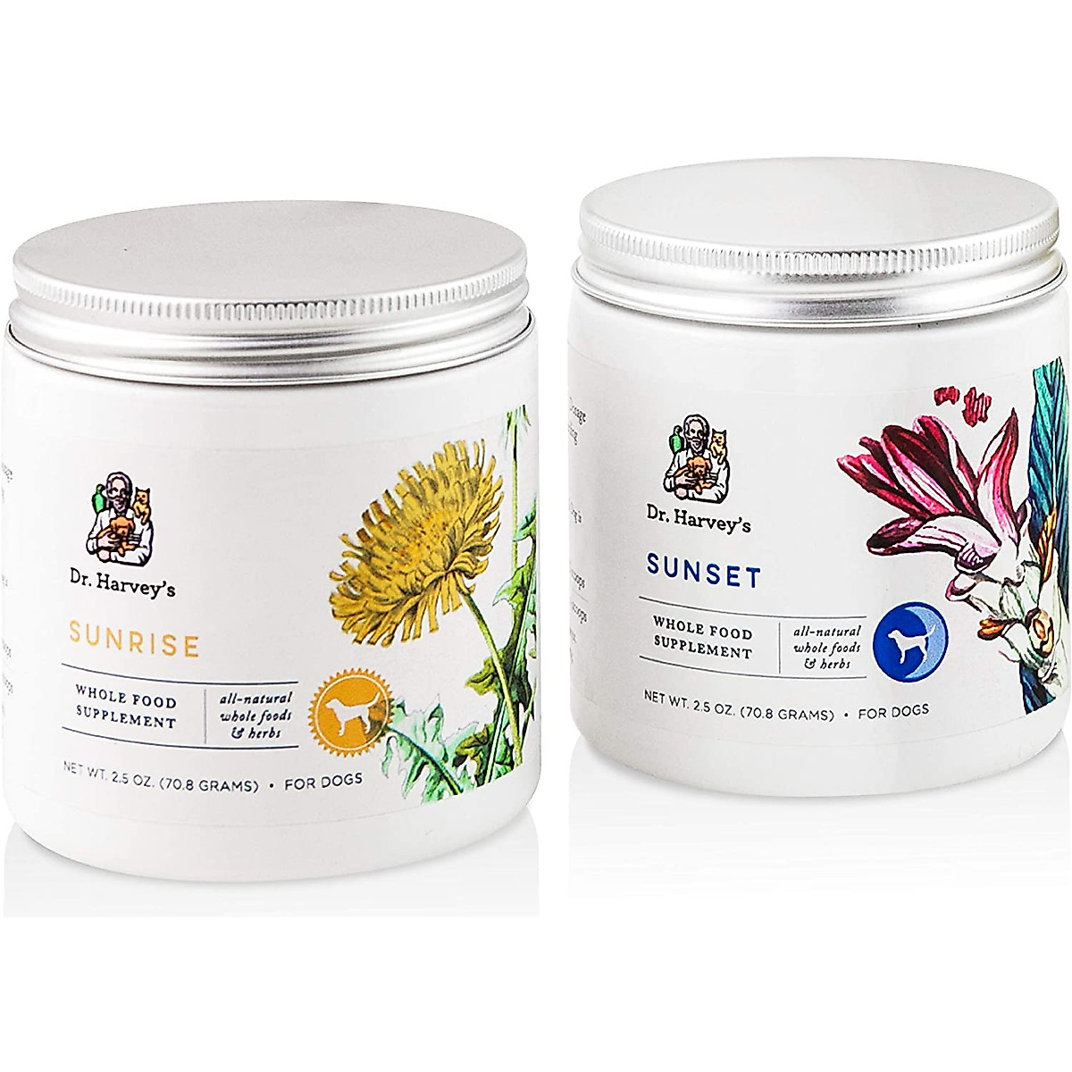 Dr. Harvey's Solaris Immune Support Whole Food Supplement for Dogs, Morning and Evening Formula, 2.5 Ounces (2 Pack)