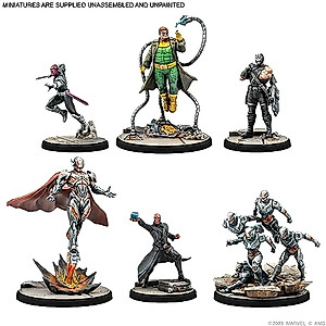 Marvel: Crisis Protocol Earth's Mightiest CORE Set - Iconic Heroes & Villains for Epic Battles! Tabletop Superhero Game, Ages 14+, 2 Players, 90 Minute Playtime, Made by Atomic Mass Games