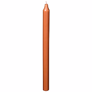 Northern Lights Candles 2 Piece Premium Taper Candle, 12", Terra Cotta