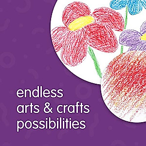 Colorations Chubby Crayons for Kids Set of 200 Rainbow Crayons Classroom Supplies (2-11/16"L x 9/16"Dia Each), Toddler Crayons, Bulk, Washable, Non-Toxic, Jumbo