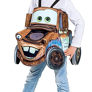 Tow Mater Costume, Official Disney Cars Costume for Kids, 3D Foam Halloween Costume