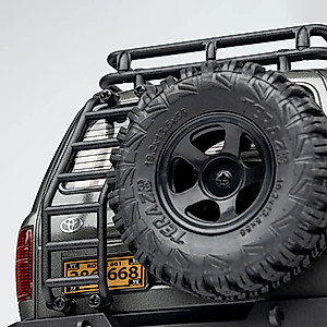 Fms FCX18 1/18 Land Cruiser RC Rock Crawler Scale Katana Toyota RC Car 2.4Ghz 4WD Off-Road Waterproof RC Trucks Vehicle RTR All Terrains Hobby Grade Climbing Car for Boys Adults