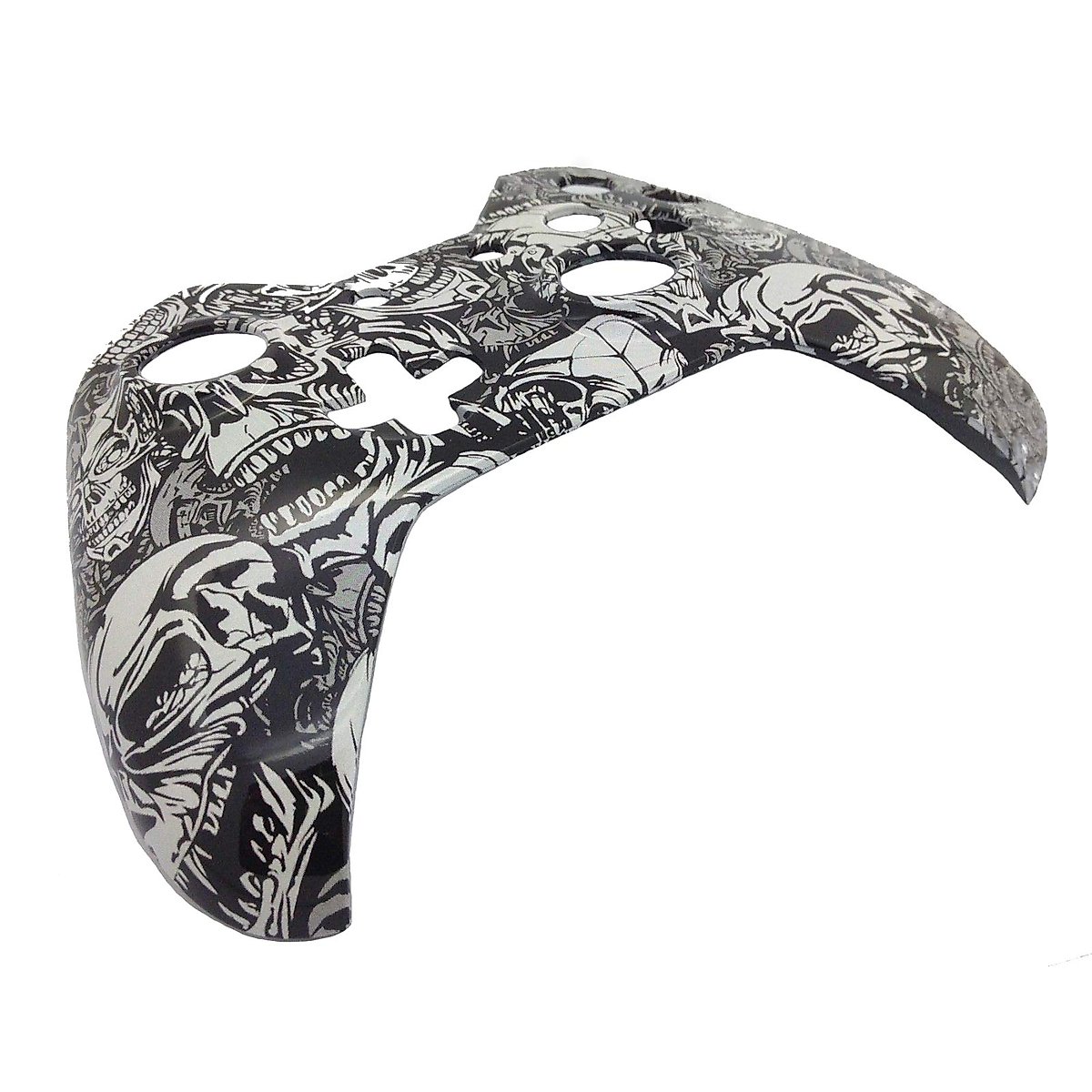 E-MODS GAMING® WHITE ZOMBIE Pattern Hydro Dipped Front Shell Cover Mod for Xbox One Controller