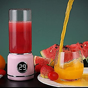 Water cup Electric juicer Blender Blender Blender Blender Food Processor Blender Blender Blender Blender Mini Portable Rechargeable Electric Juicer Can Squeeze Smoothie Juice Smoo ZJ666