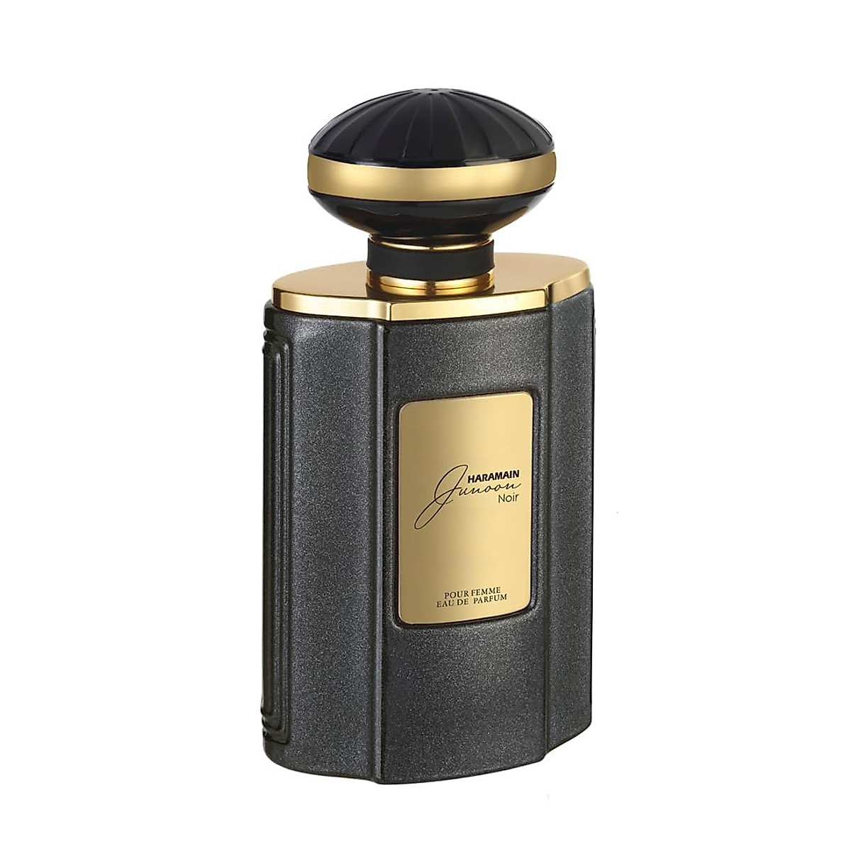 Al Haramain Junoon Noir for Women - Arabian Perfume - Long Lasting Arabic Perfume - Oriental Floral Fragrance - Femme Eau de Parfum - 2.5 oz