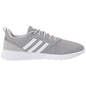 adidas Women's QT Racer 2.0 Running Shoe, Grey/White/Grey, 7.5