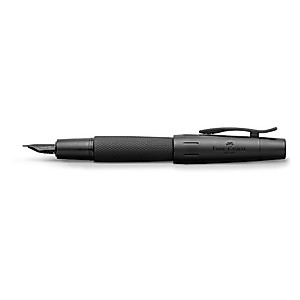Faber-Castell E-Motion Fountain Pen Pure Black M