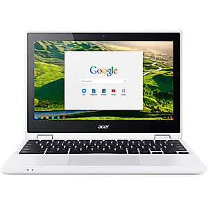Acer - R 11 2-in-1 11.6" Touch-Screen Chromebook - CB5-132T-C9KK - Intel Quad-Core Celeron N3160 - 4GB Memory - 32GB eMMC Flash Memory - White