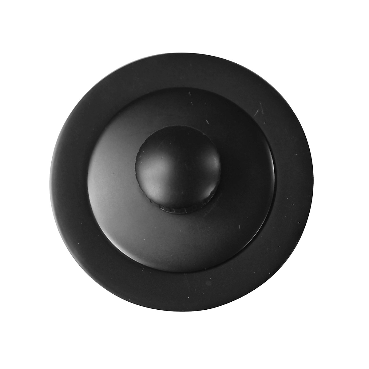 Westbrass 597244-62 White 1-1/2" Tubular Pull & Drain Bath Waste Drain Kit with 2-Hole Overflow Faceplate, Matte Black