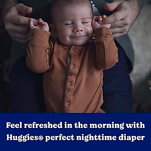 Huggies Size 4 Overnites Baby Diapers: Overnight Diapers, Size 4 (22-37 lbs), 52 Ct