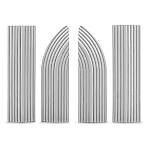 Threshold Ramp Mat Door Sill Scuff Plate Slope Strip Auxiliary Compatible with Roborock Xiaomi Ecovacs Eufy Vacuum Cleaner Replacement Parts(Grey)