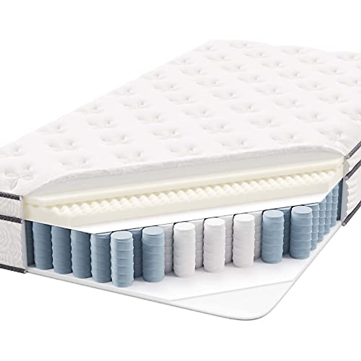 Modway Jenna 10” Innerspring and Memory Foam Twin Mattress With Individually Encased Coils