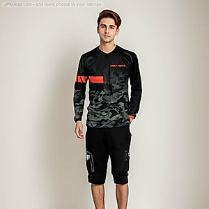 UGLY FROG Designs Cycling MTB Bicycle Mountain Bike Jersey Shirt for Men, Sprint & Symmer Baseball Jersey Long Sleeve