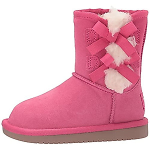 Koolaburra by UGG Unisex-Child T Victoria Short Boot Fashion, Fandango Pink, 6 Toddler
