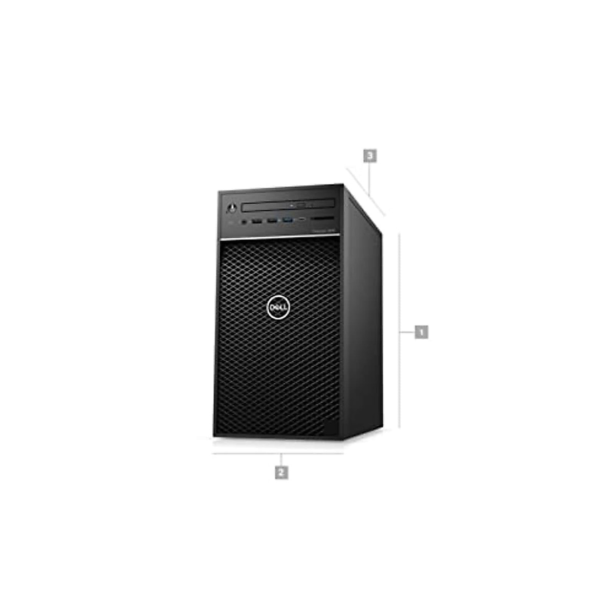Dell Precision T3640 Workstation Desktop | Core i7-10700 - 2TB HDD Hard Drive - 128GB RAM - Nvidia GeForce GT 730 | 8 cores @ 4.8 GHz - 2GB DDR3 Win 10 Pro Black (Renewed)