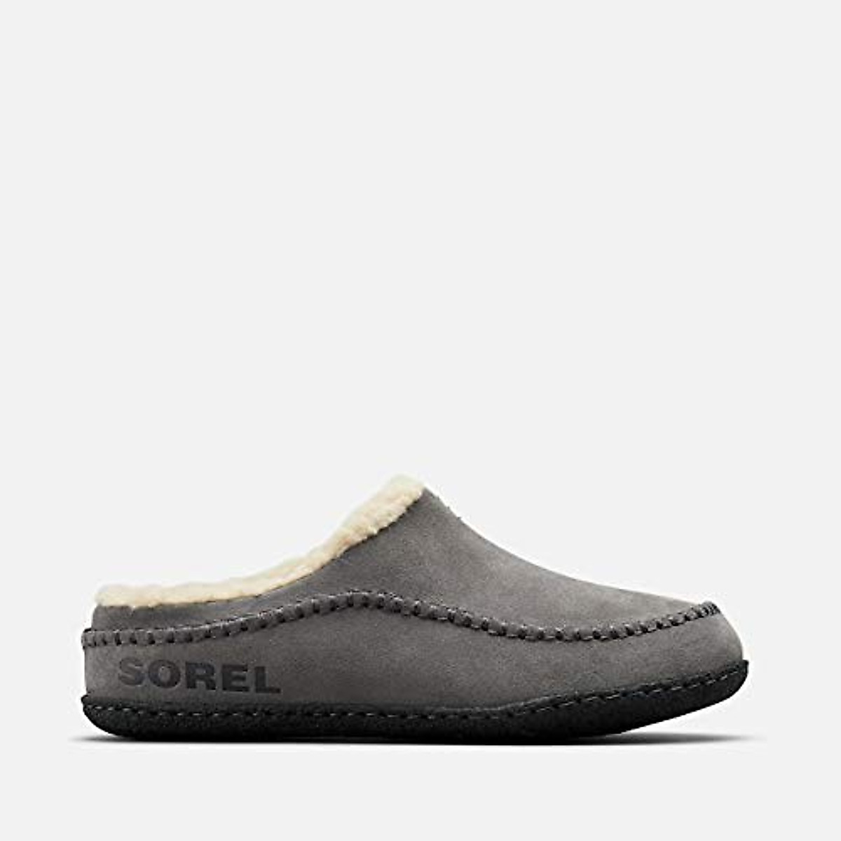 SOREL Men's Falcon Ridge ll Slipper - Quarry, Black - 10