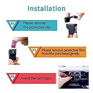 260XL 261XL Ink cartridges Replacement for Canon 260 261 Ink PG-260 XL CL-261 XL Ink catridges for Canon TS6420 TS5320 TR7020 Printer ( 1 Black, 1 Tri-Color, 2-Pack )