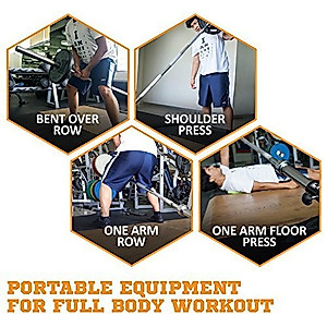 EVERSTRONG Elite Heavy Duty T-Bar Row Olympic Bars - Landmine Attachment for Barbell Workouts - Robust Steel Base for Home and Gym Fitness - Designed for 2-inch Olympic Barbell