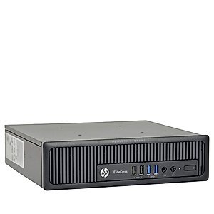 HP EliteDesk 800 G1-USFF, Core i5-4570S 2.9GHz, 8GB RAM, 256GB Solid State Drive, NO ODD, Windows 10 Pro 64Bit, (Renewed)