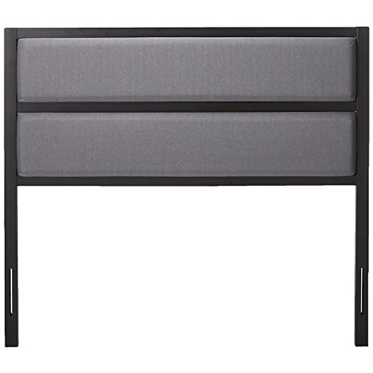 Zinus Jessica Modern Studio Upholstered Metal Headboard, Full