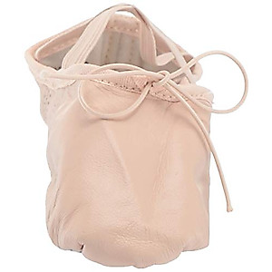 Capezio Girls Leather Juliet Ballet Shoe-Child, Light Pink, 12.5 Little Kid