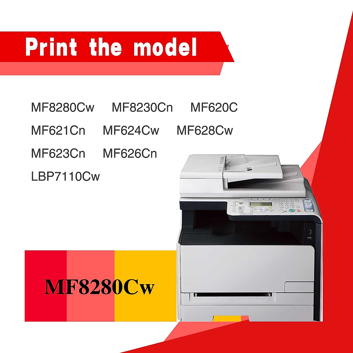 (2 Black) Cartridge 131 Toner Cartridge Replacement for Canon 131 MF8280Cw MF8230Cn MF620C MF621Cn MF624Cw MF628Cw MF623Cn MF626Cn Printer Toner.