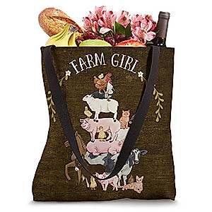 Farm Animal Friends Farm Girl Country Lover Farm Family Tote Bag