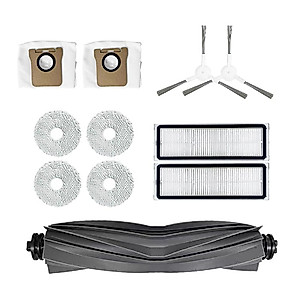 （11pcs）Main roller brush/side brush/mop cloth/dust bag/HEPA filter For Dreame L10S Ultra Xiaomi X10+ B101CN C102CN robot vacuum cleaner
