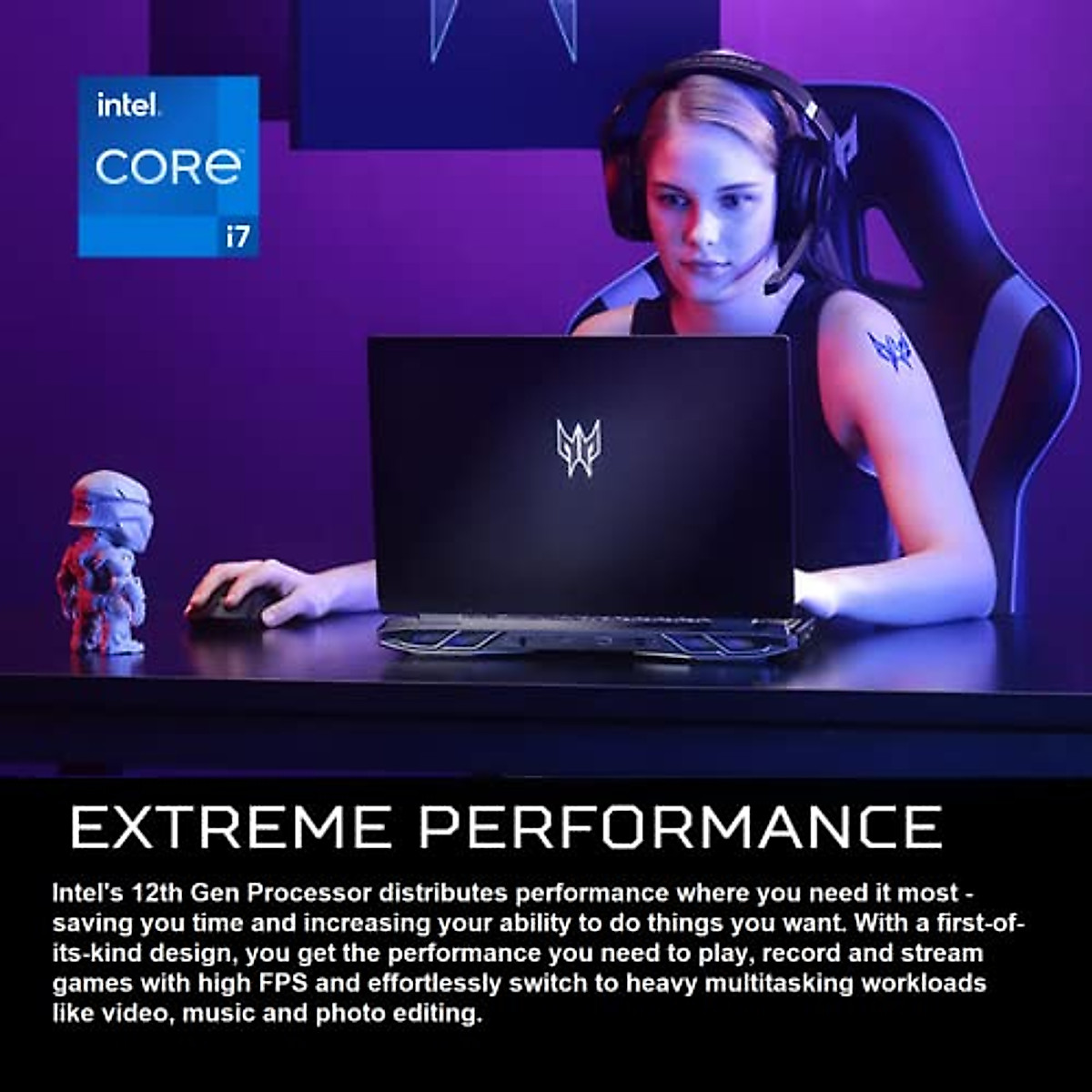 Acer Predator Helios 300 Gaming Laptop | 12th Gen Intel i7-12700H | GeForce RTX 3060 GPU | 17.3" Full HD 144Hz 3ms IPS Display | 16GB DDR5 | 512GB Gen 4 SSD | Killer Wi-Fi 6E | PH317-56-70XJ