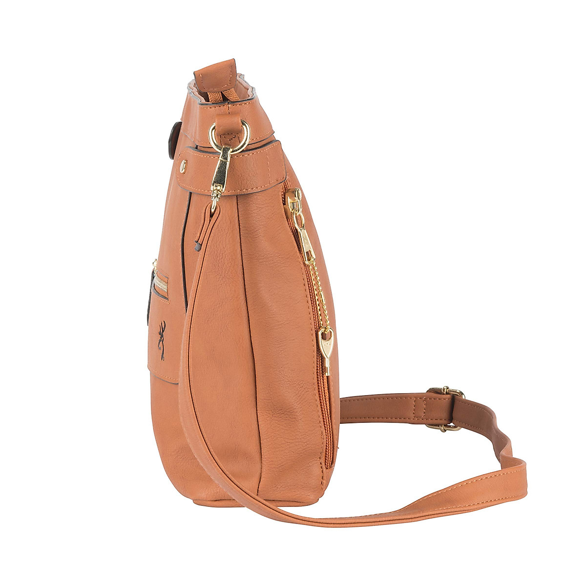 Browning Women's Concealed Carry Purse, Premium Holstered Handbag with Safety Locking Option, Catrina, One Size